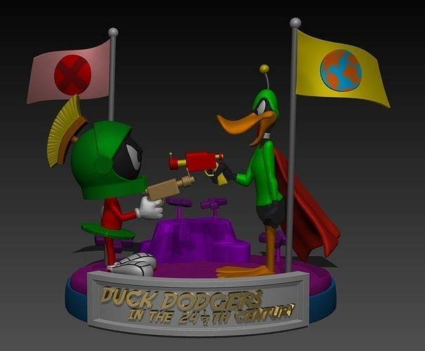 Duck Dodgers in the 24th and a half Century 3D model 3D printable ...