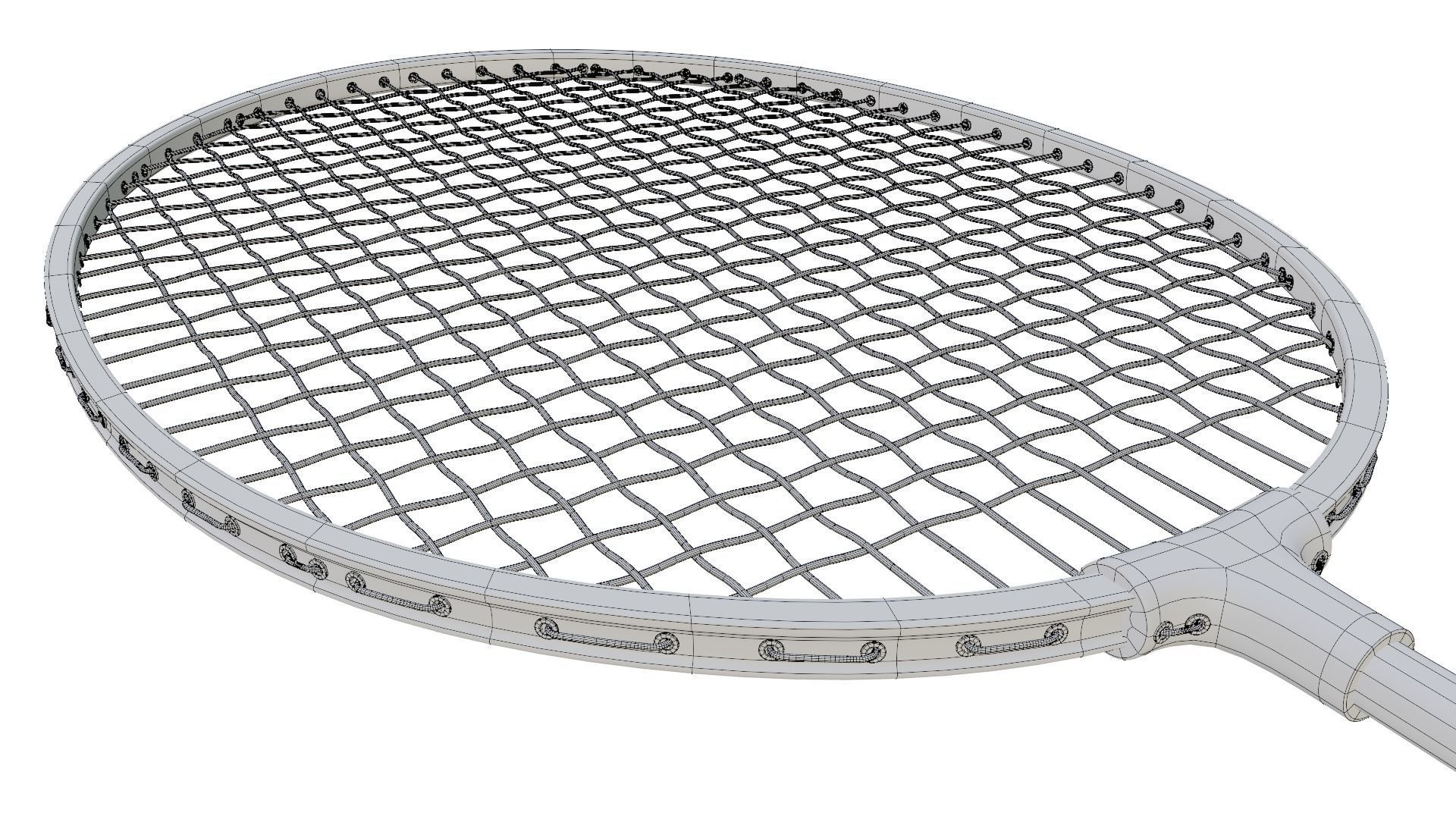 Badminton Racquet 3D model | CGTrader