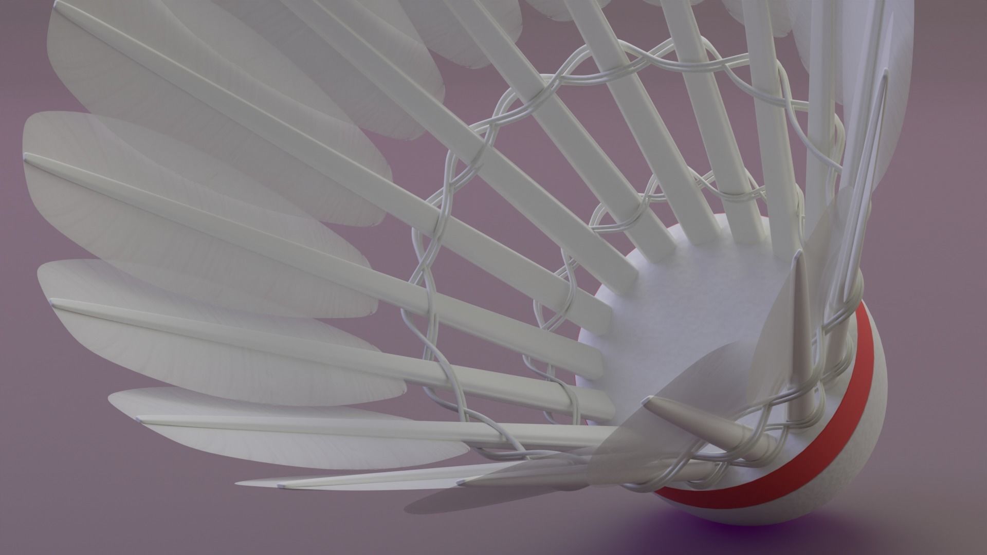 Shuttlecock Model 3D model | CGTrader