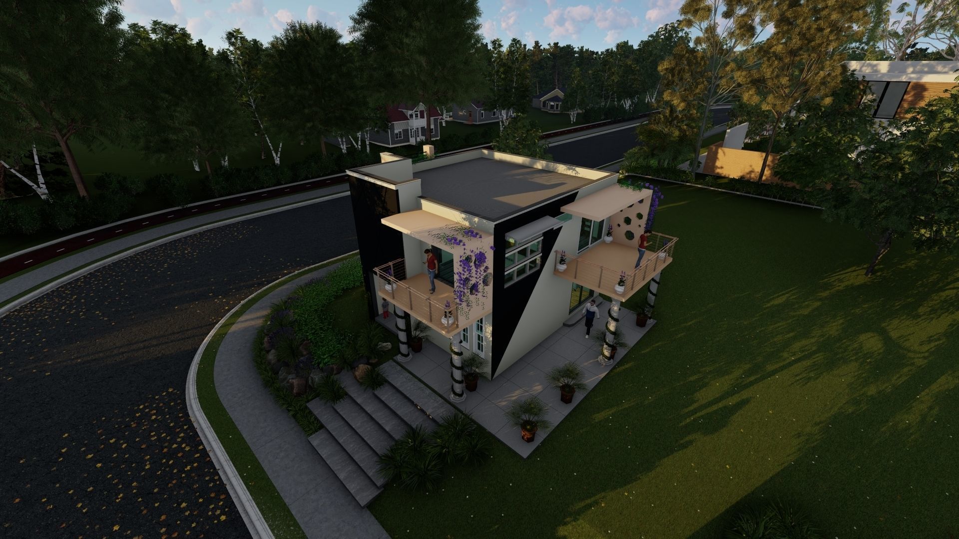 3D model 3 Bedroom House plan Model VR / AR / low-poly | CGTrader