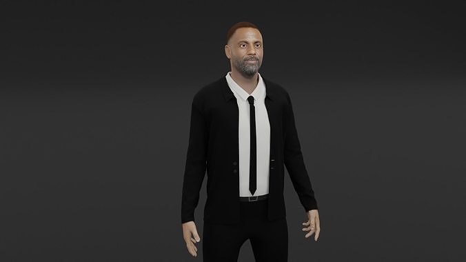 3D model Idris Elba VR / AR / low-poly | CGTrader