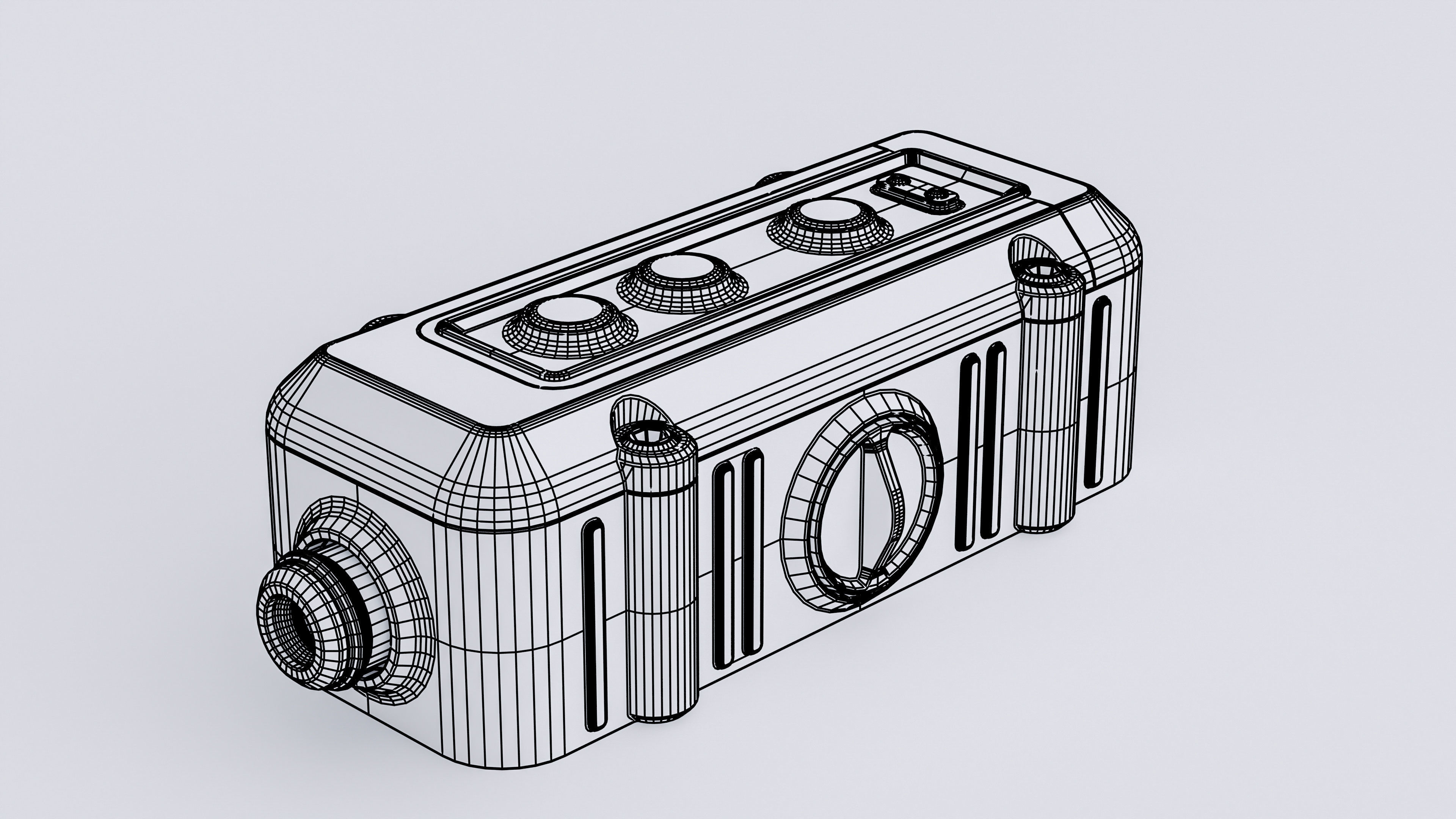 3D model Factory Electrical Switch 9x19x6 VR / AR / low-poly | CGTrader