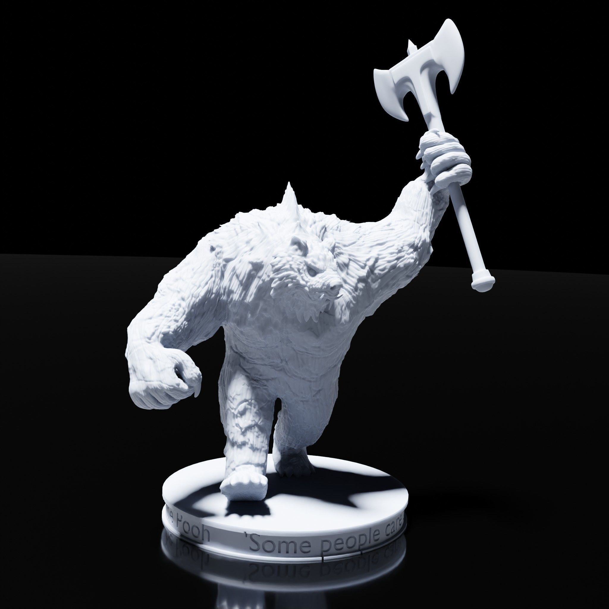 Werebeast Miniature Set 3D model 3D printable | CGTrader