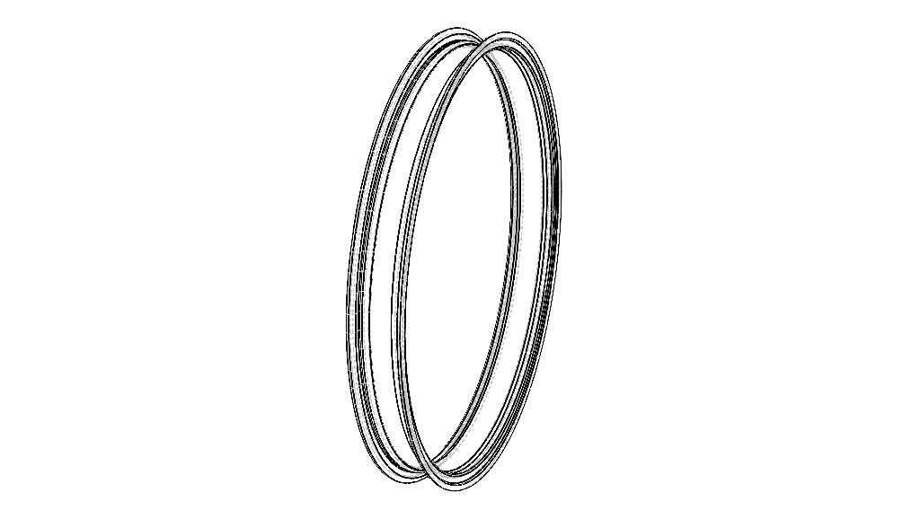 Aluminum Alloy Motorcycle Rims Shape Design Set W-O Spoke Holes 3D ...