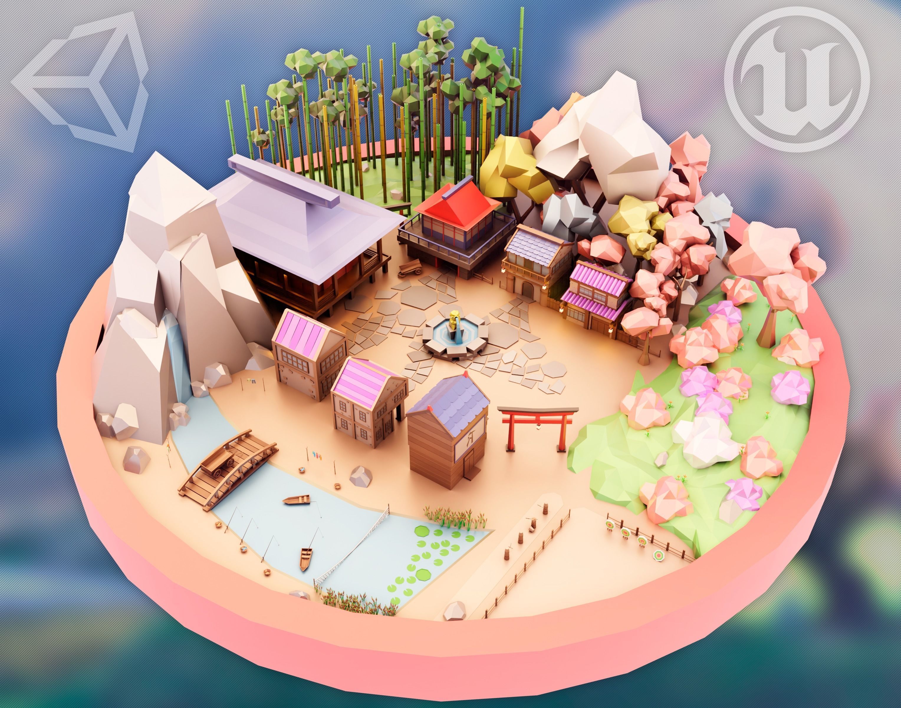 3D model Japan VR / AR / low-poly | CGTrader