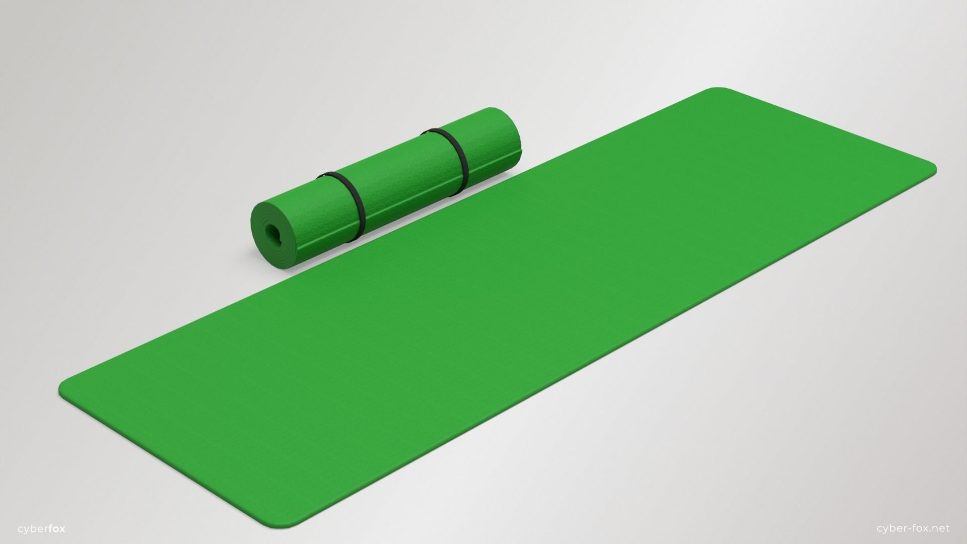3D model Yoga Mat in 6 colours VR / AR / low-poly | CGTrader