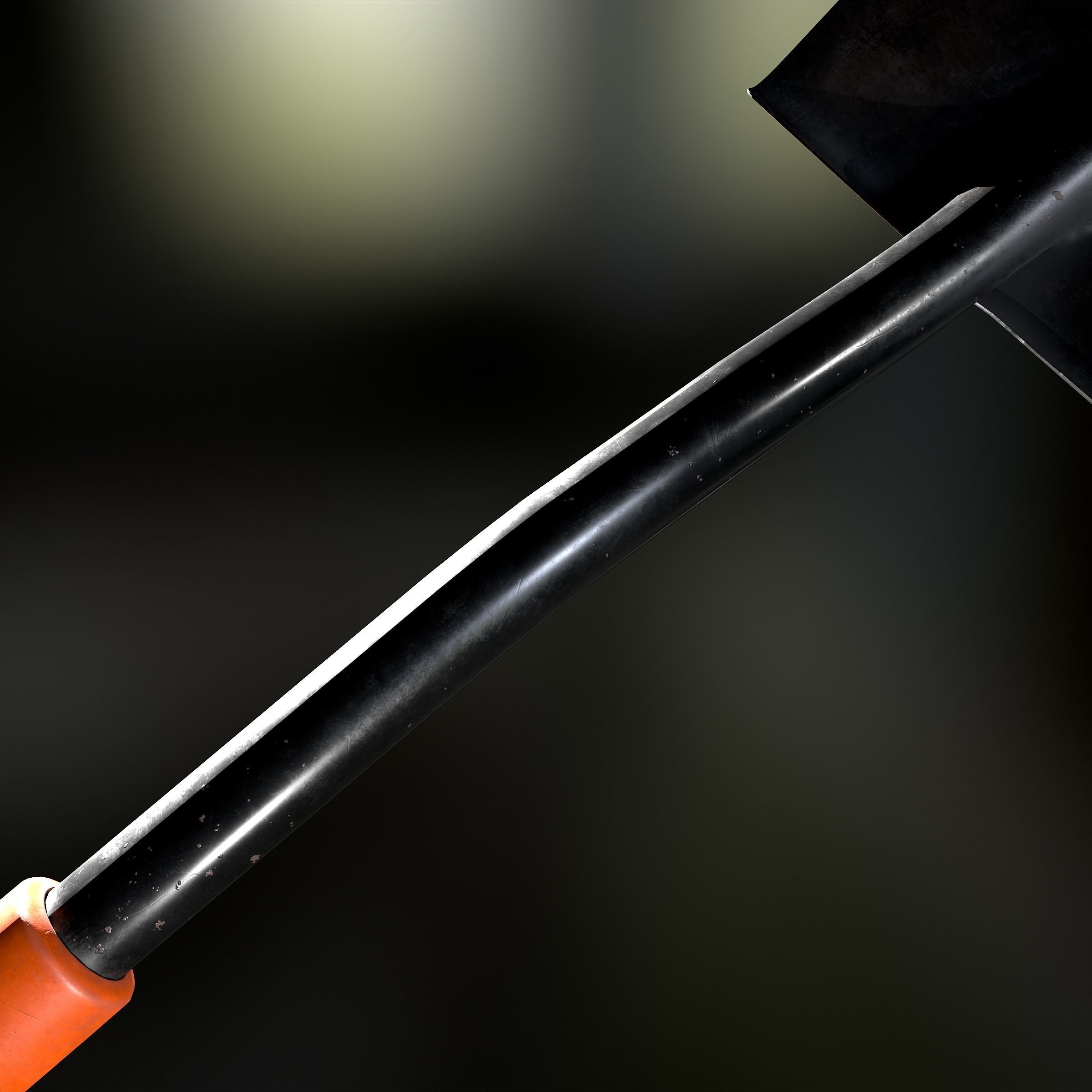 3D model Fiskars worn shovel solid VR / AR / low-poly | CGTrader