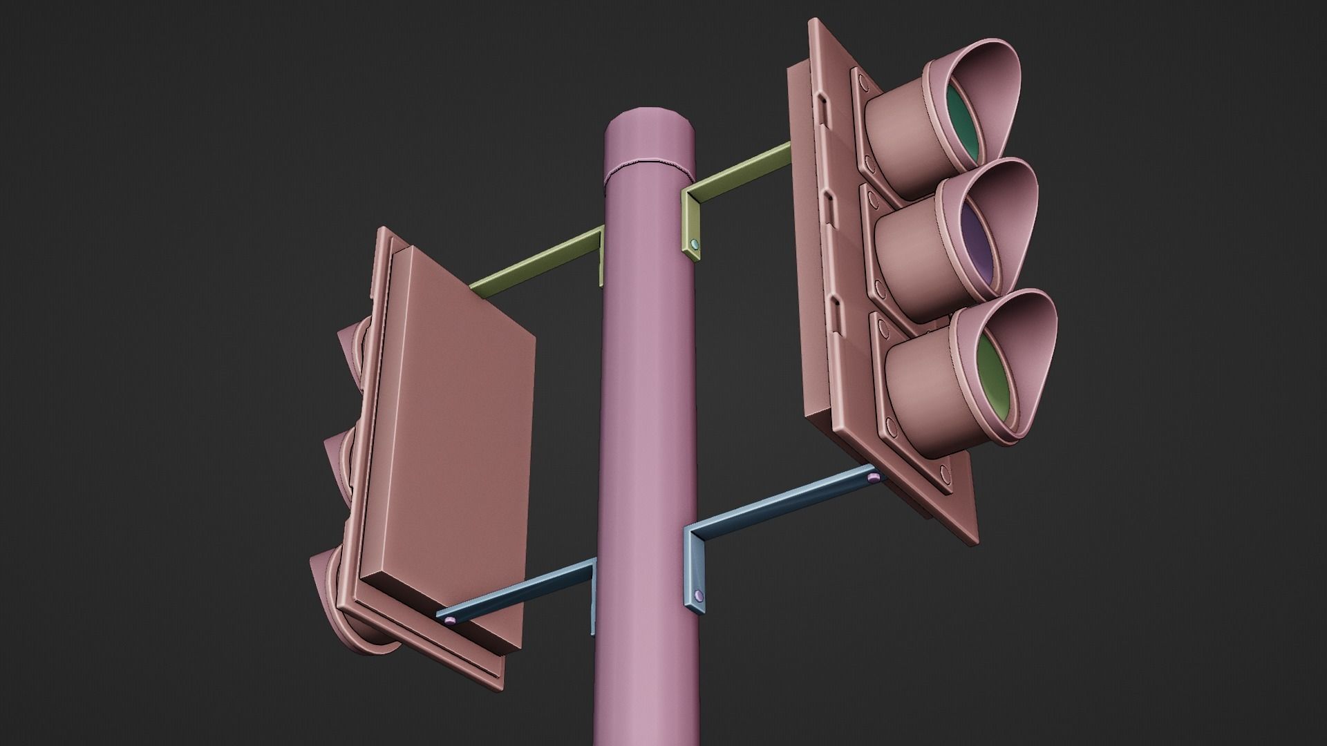 Street Traffic LIght 3D model | CGTrader
