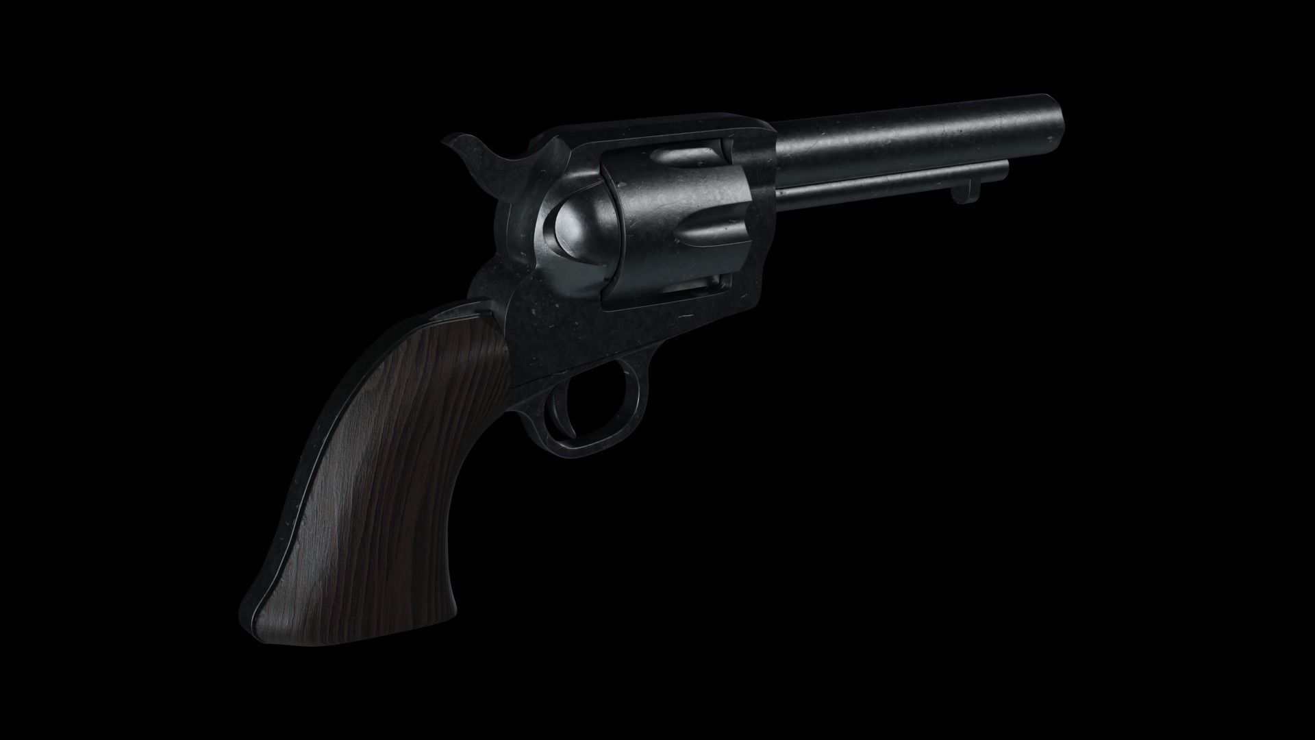 Revolver 3D model | CGTrader