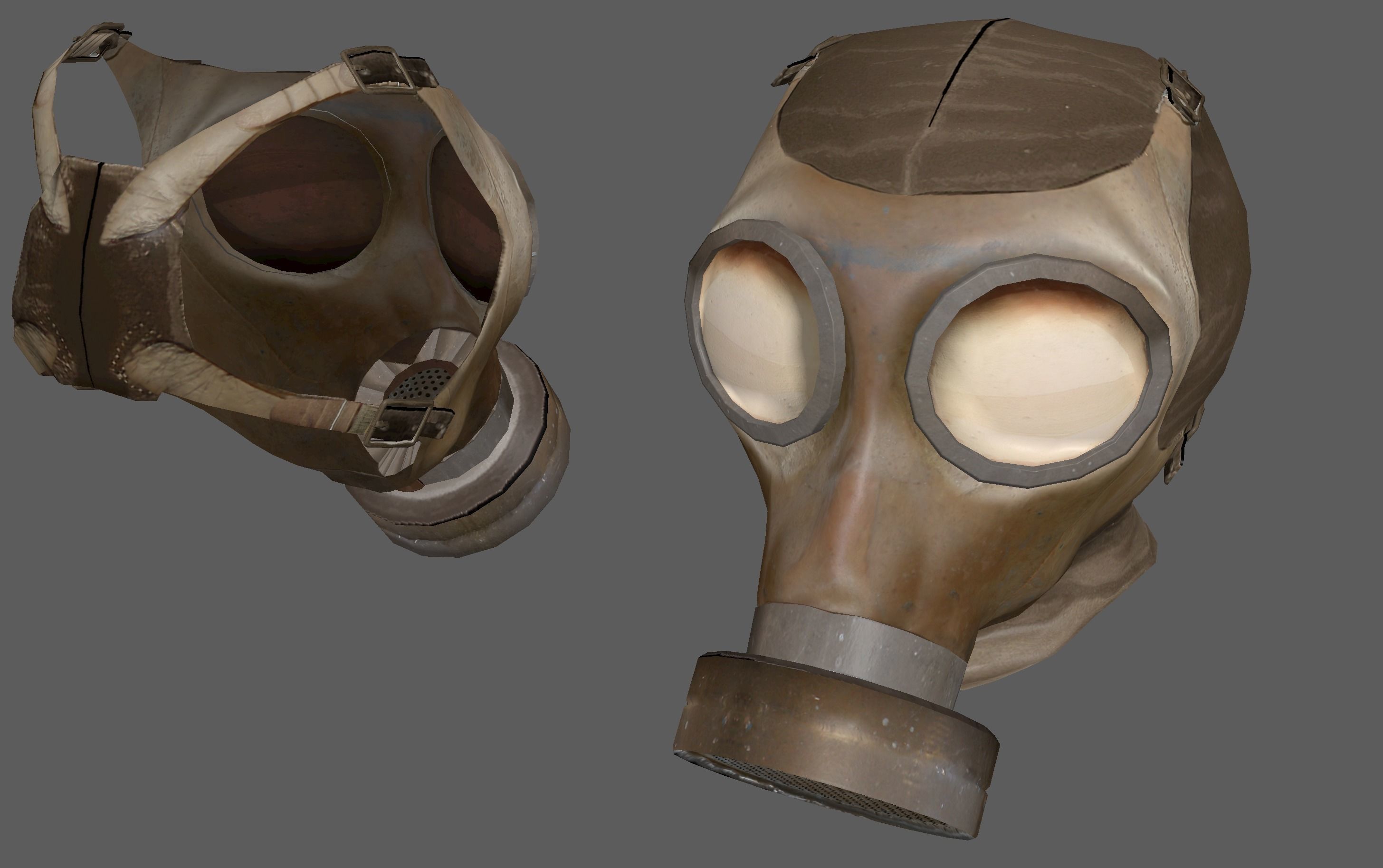 3D model Gas Mask VR / AR / low-poly | CGTrader