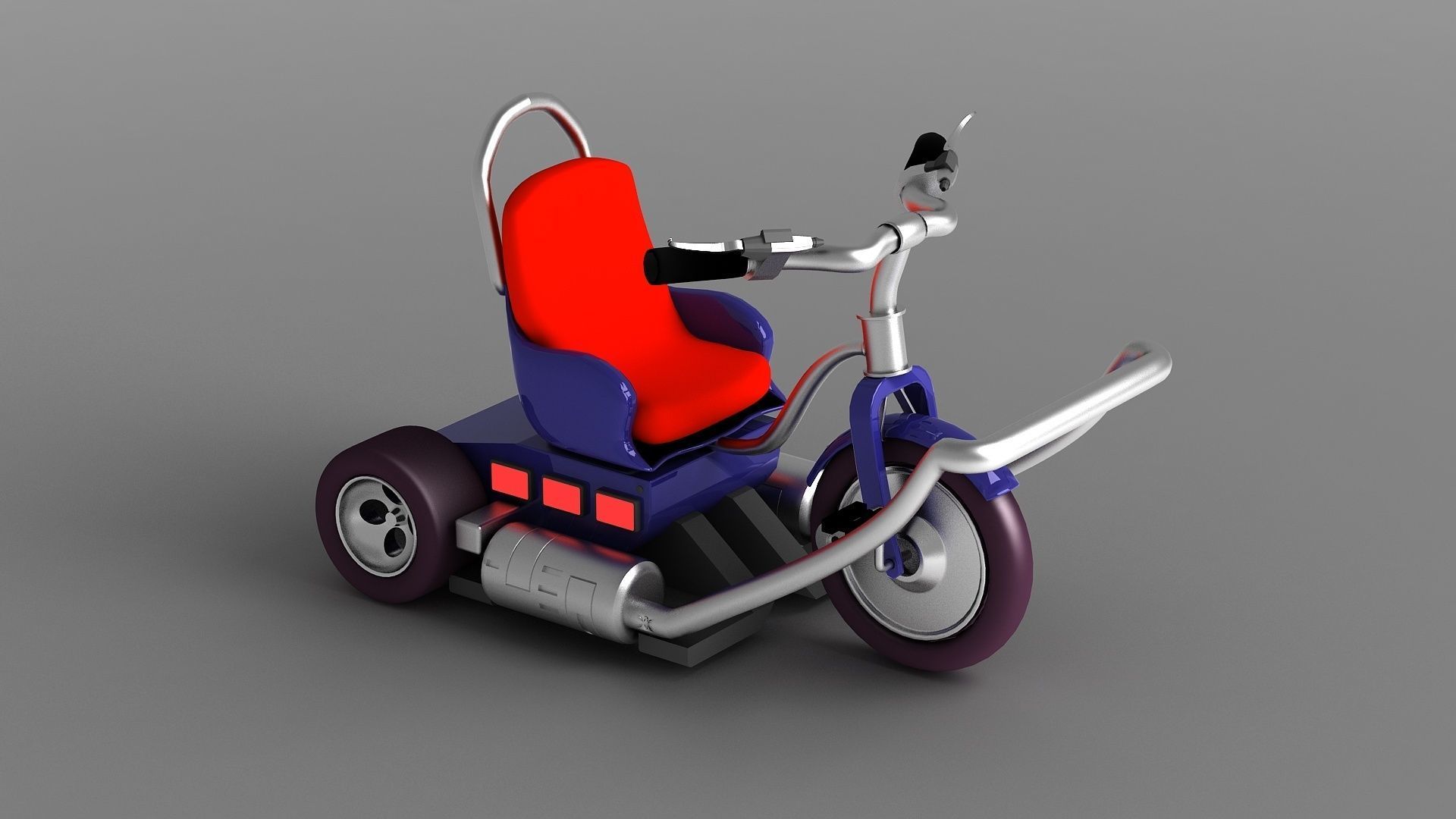 toon cartoon wheel vehiclerealistic child plastic 3D model | CGTrader