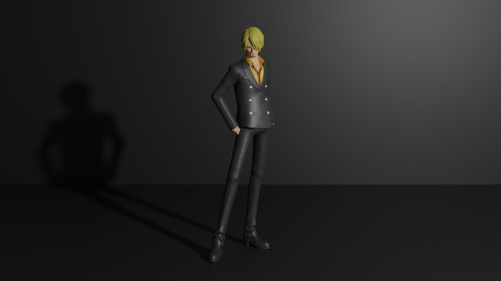 Sanji time skip - One Piece 3D print model 3D model 3D printable | CGTrader