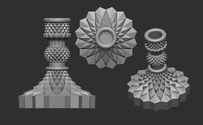 candle holder and So the mold for molding 3D model 3D printable | CGTrader