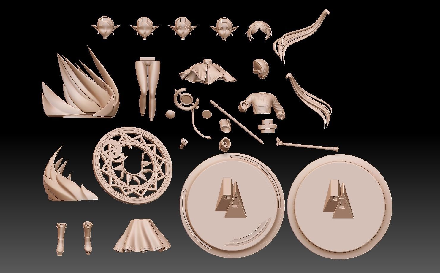 Frieren Beyond Journeys End 3D model 3D printable | CGTrader