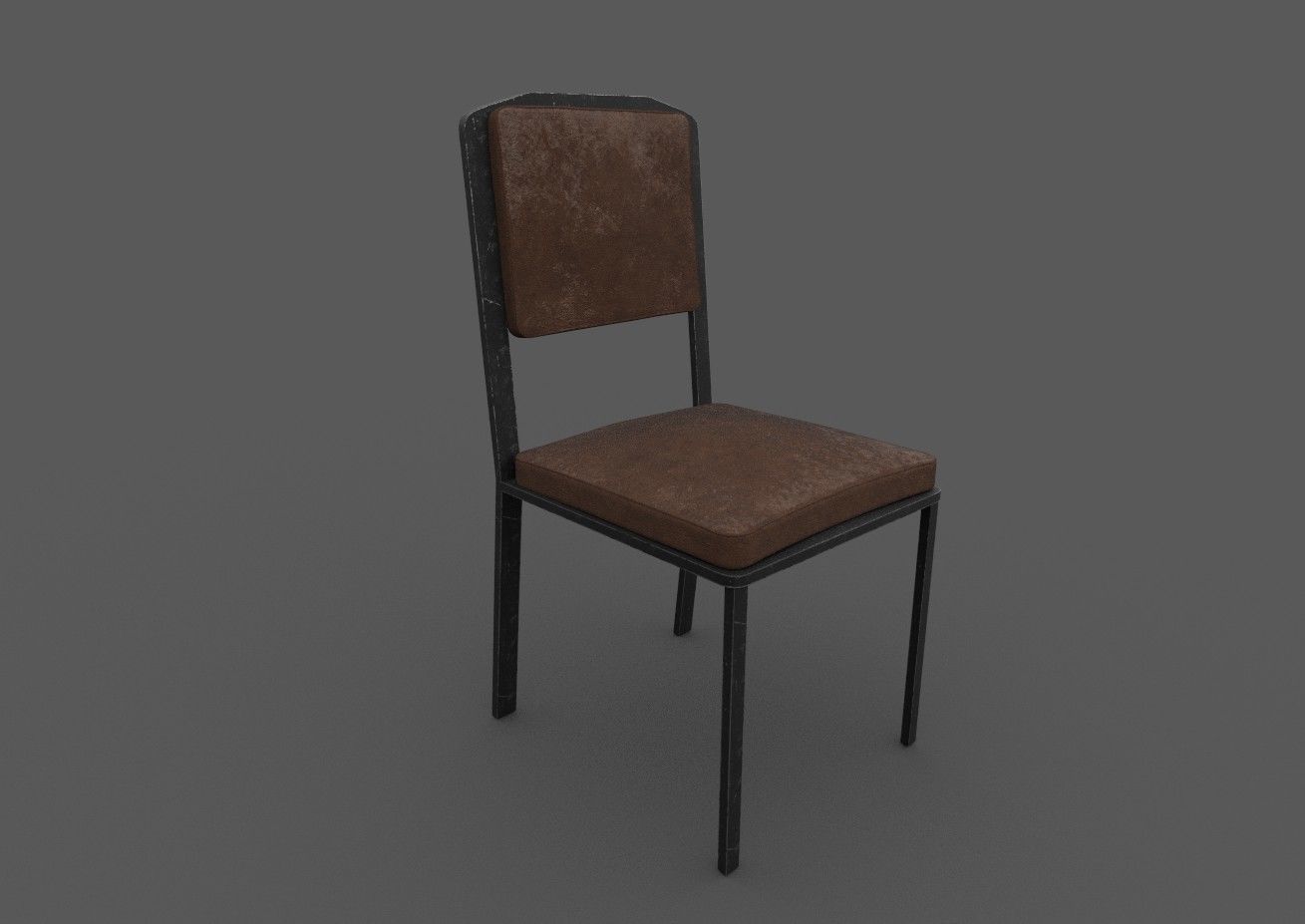 3D model Interrogation Desk and Chair VR / AR / low-poly | CGTrader