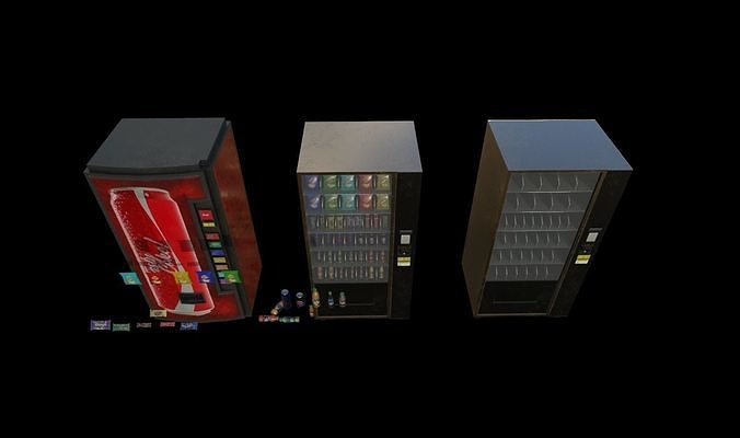 3D model Vending Machine Pack VR / AR / low-poly | CGTrader