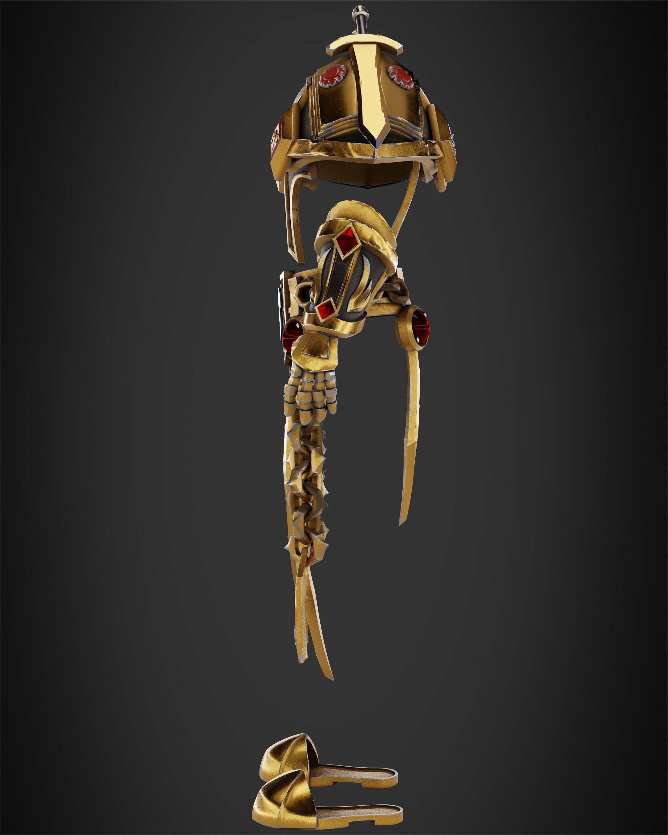 World of Warcraft Paladin Judgment Armor for Cosplay 3D model 3D ...