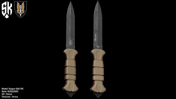 3D model Wildsteer SAS dagger VR / AR / low-poly | CGTrader