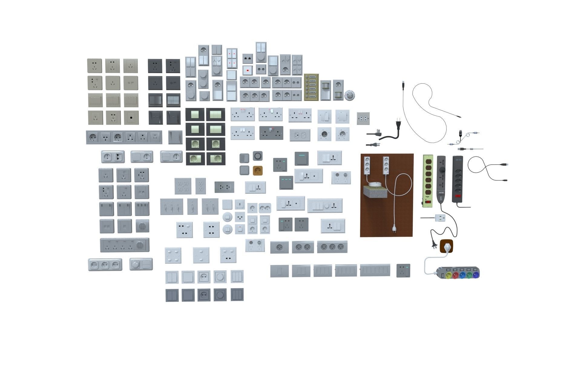 3d model electrical module switching power Connector 3D model | CGTrader