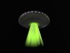 3D model Retro stylized UFO spaceship low poly PBR asset VR / AR / low ...