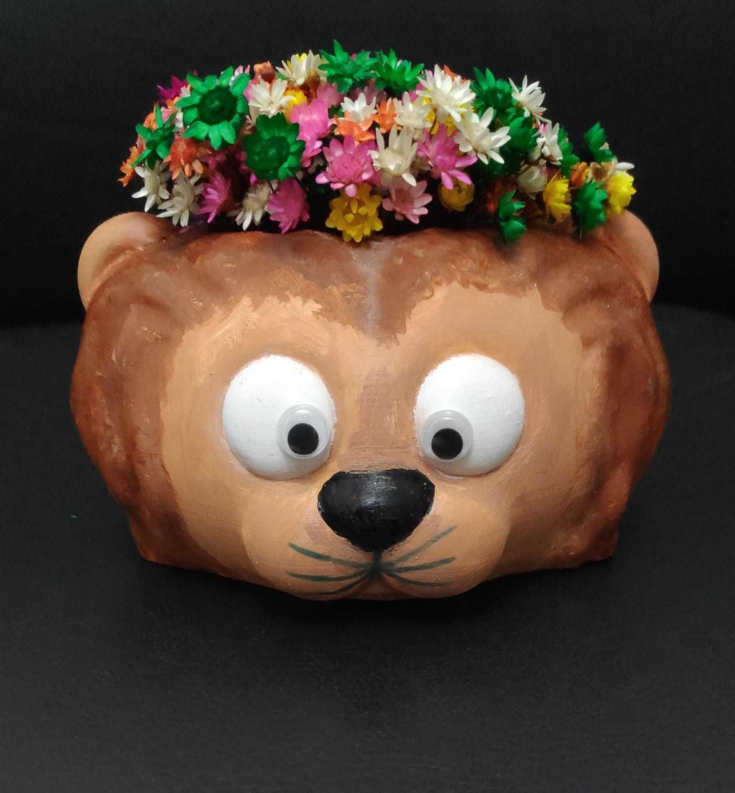 Lion Pot 3D model 3D printable | CGTrader