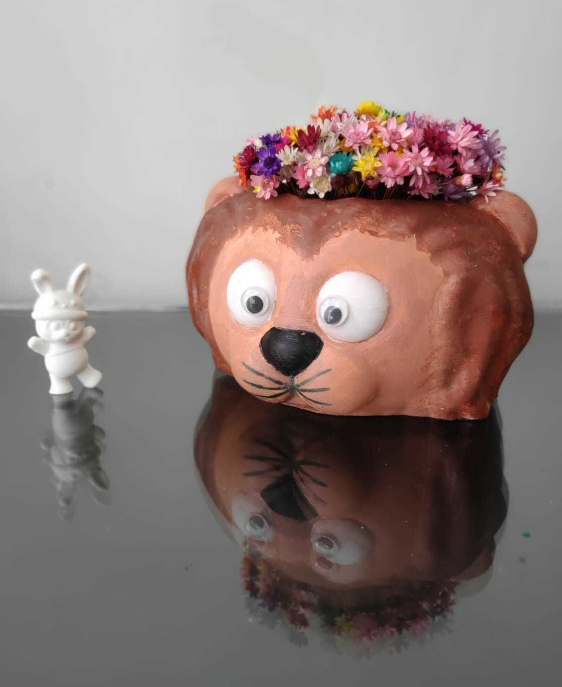 Lion Pot 3D model 3D printable | CGTrader