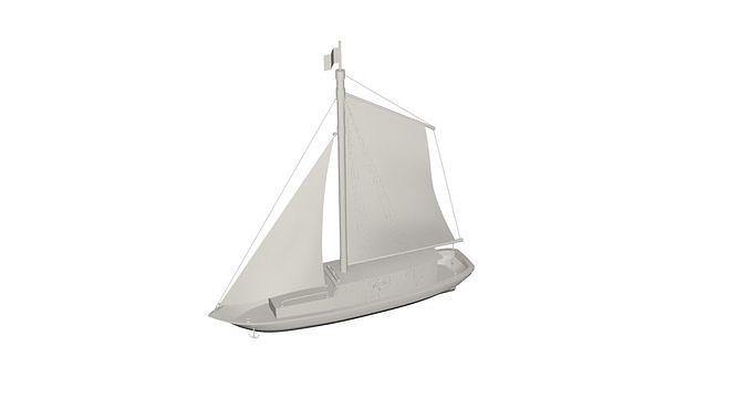 Ship concept 3D model | CGTrader