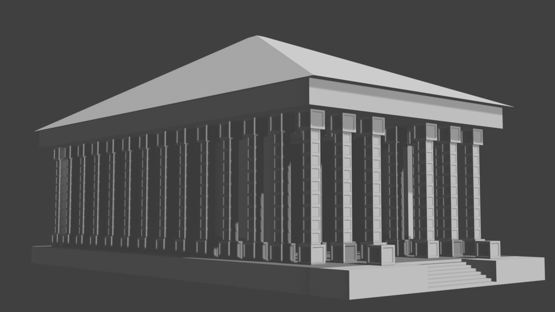 Roman Temple 3D model | CGTrader