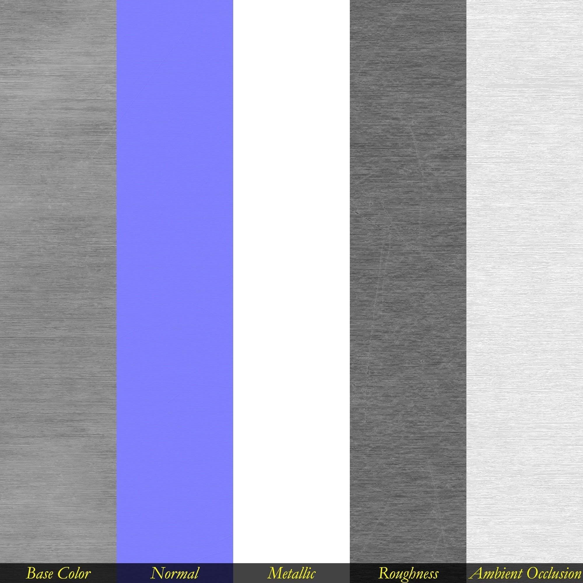 Brushed Iron Seamless PBR and Unity Textures incl Material Texture ...