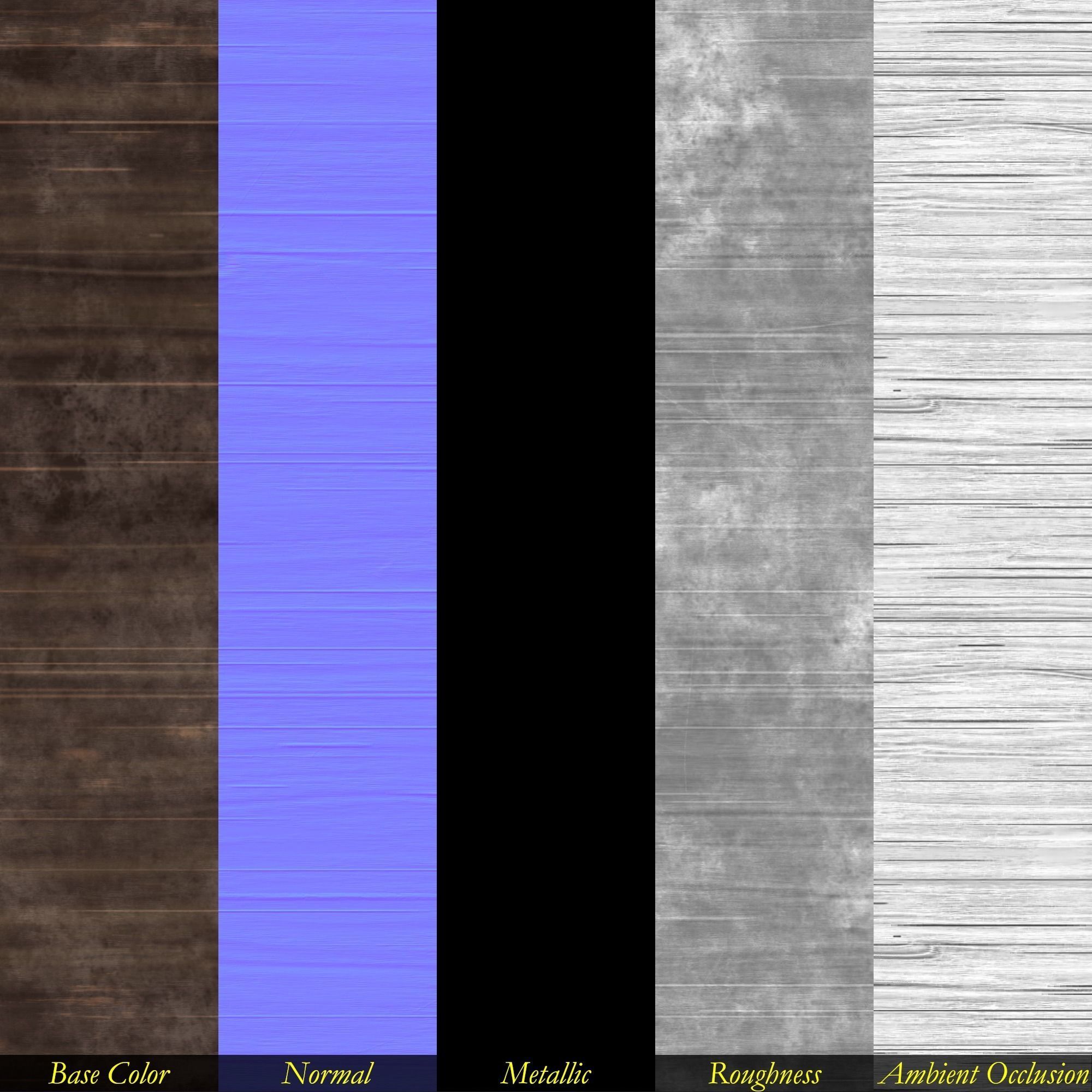 Dusty Wood Seamless PBR and Unity Textures incl Material Texture | CGTrader