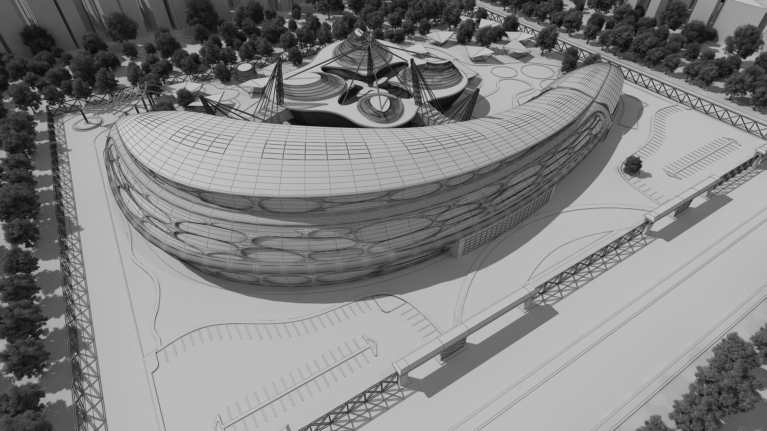 0143 - Health Center Architecture Project - 2D Drawings-3D Files 3D ...