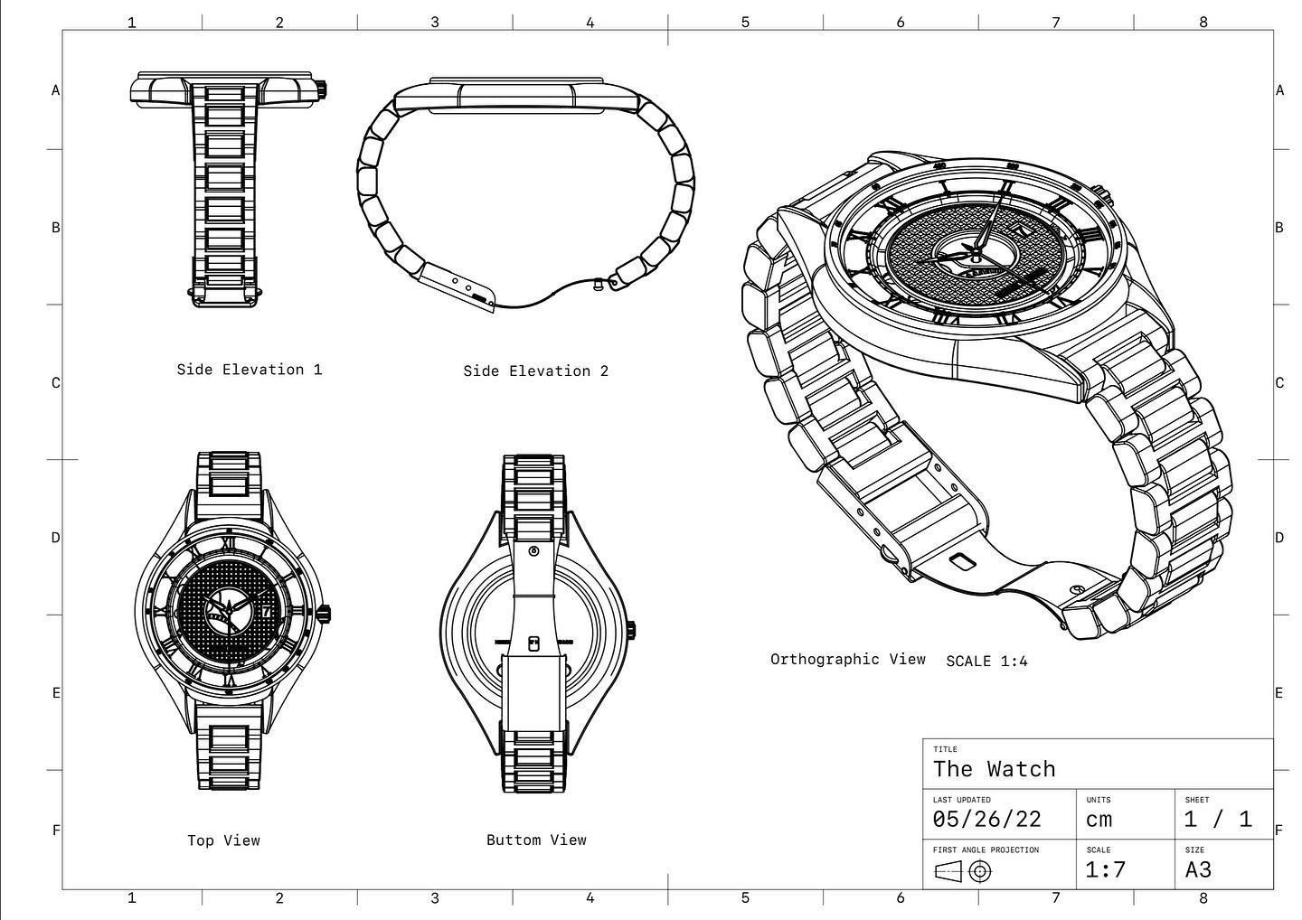 Wrist-Watch 3D model | CGTrader