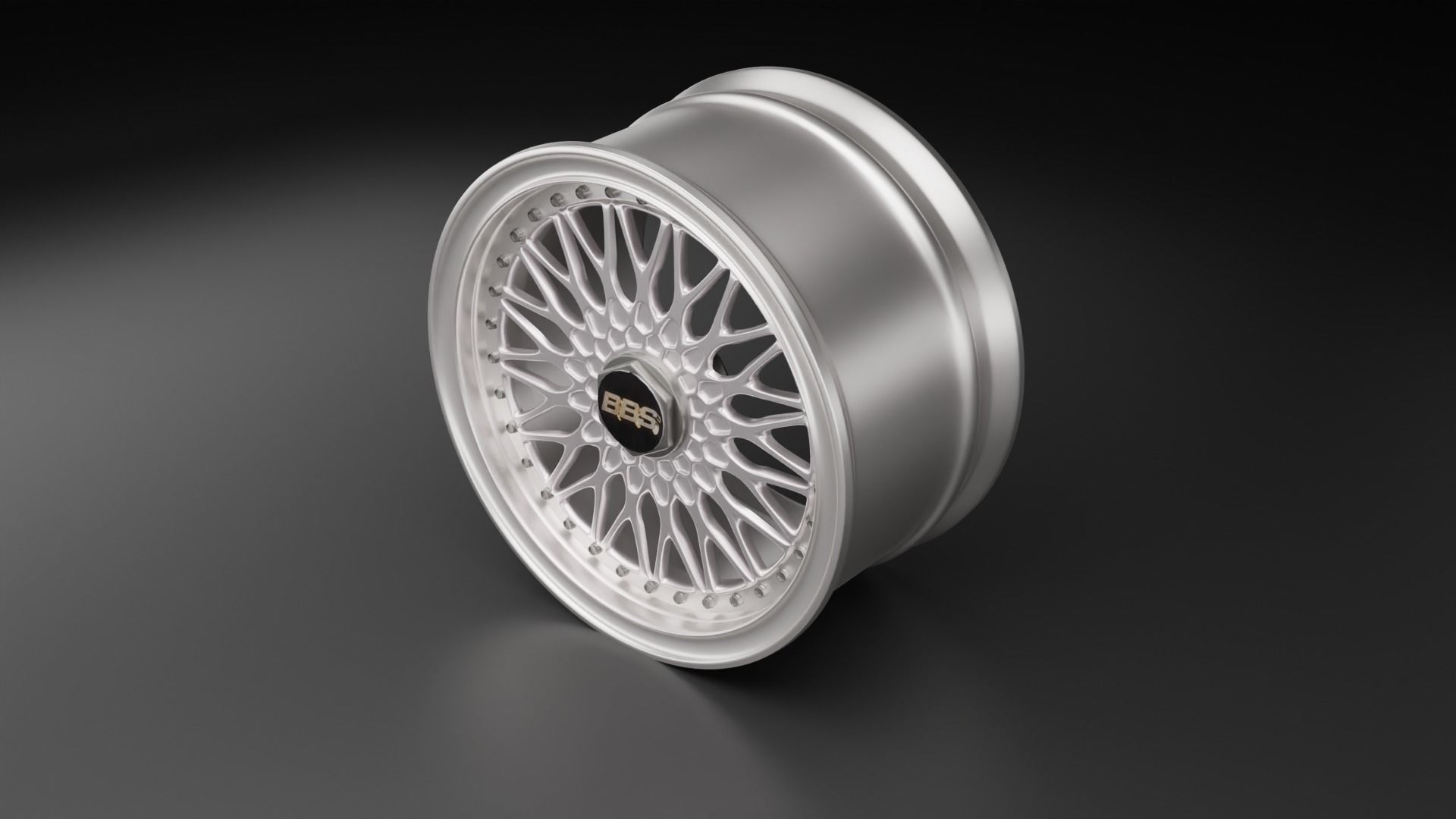 BBS Super RS gold rims 3D model | CGTrader