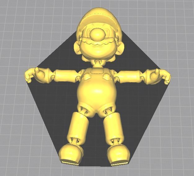 FLEXI MARIO BROSS 3D model 3D printable | CGTrader