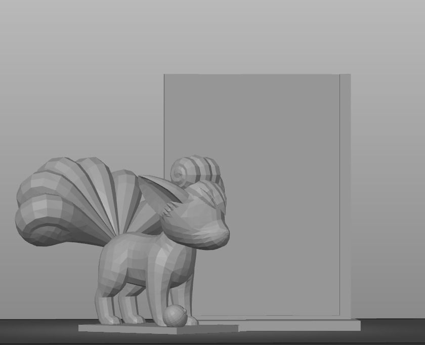 Vulpix Pokemon TCG frame for card 3D model 3D printable | CGTrader