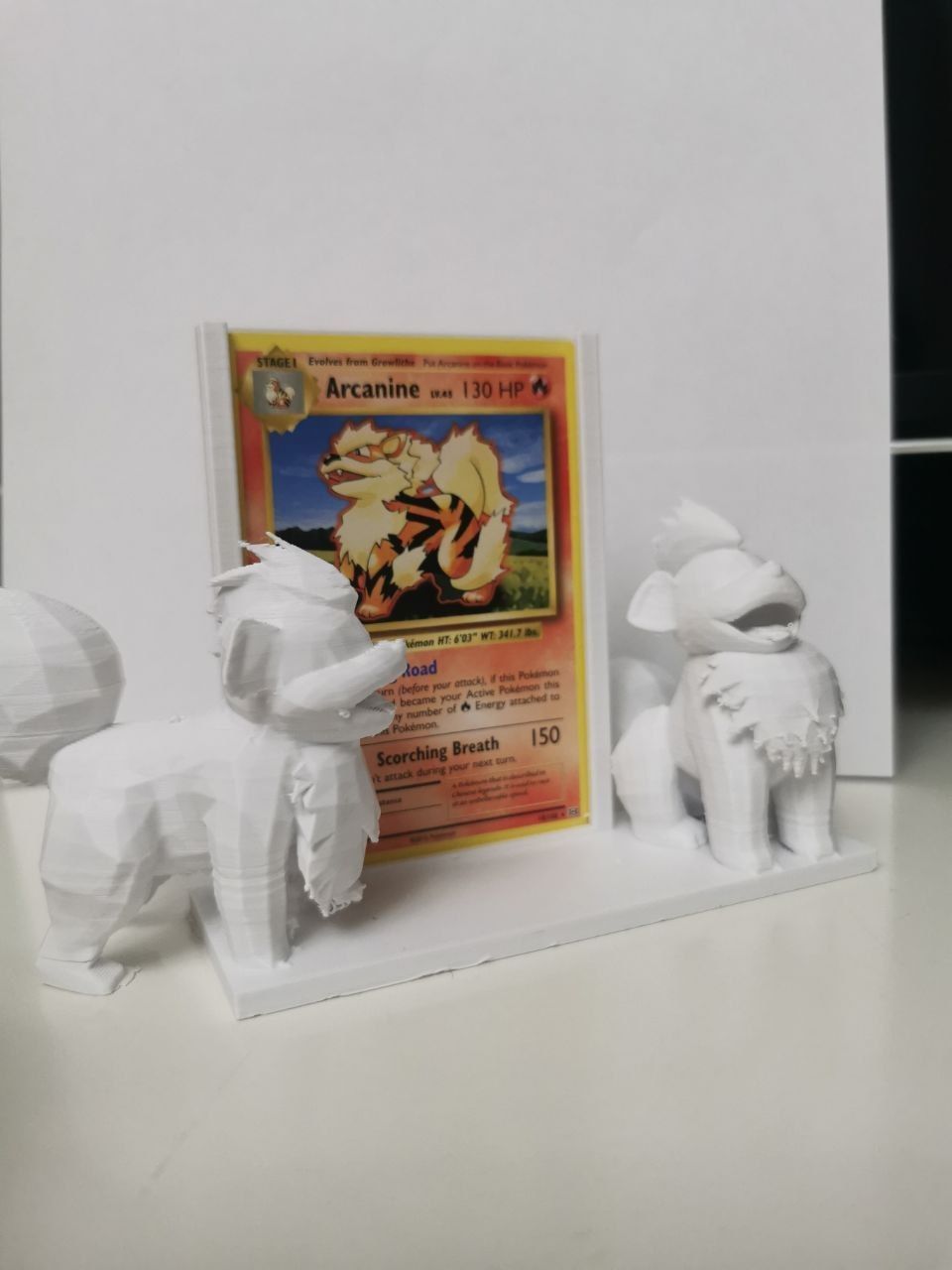 Growlithe Pokemon TCG frame for card 3D model 3D printable | CGTrader