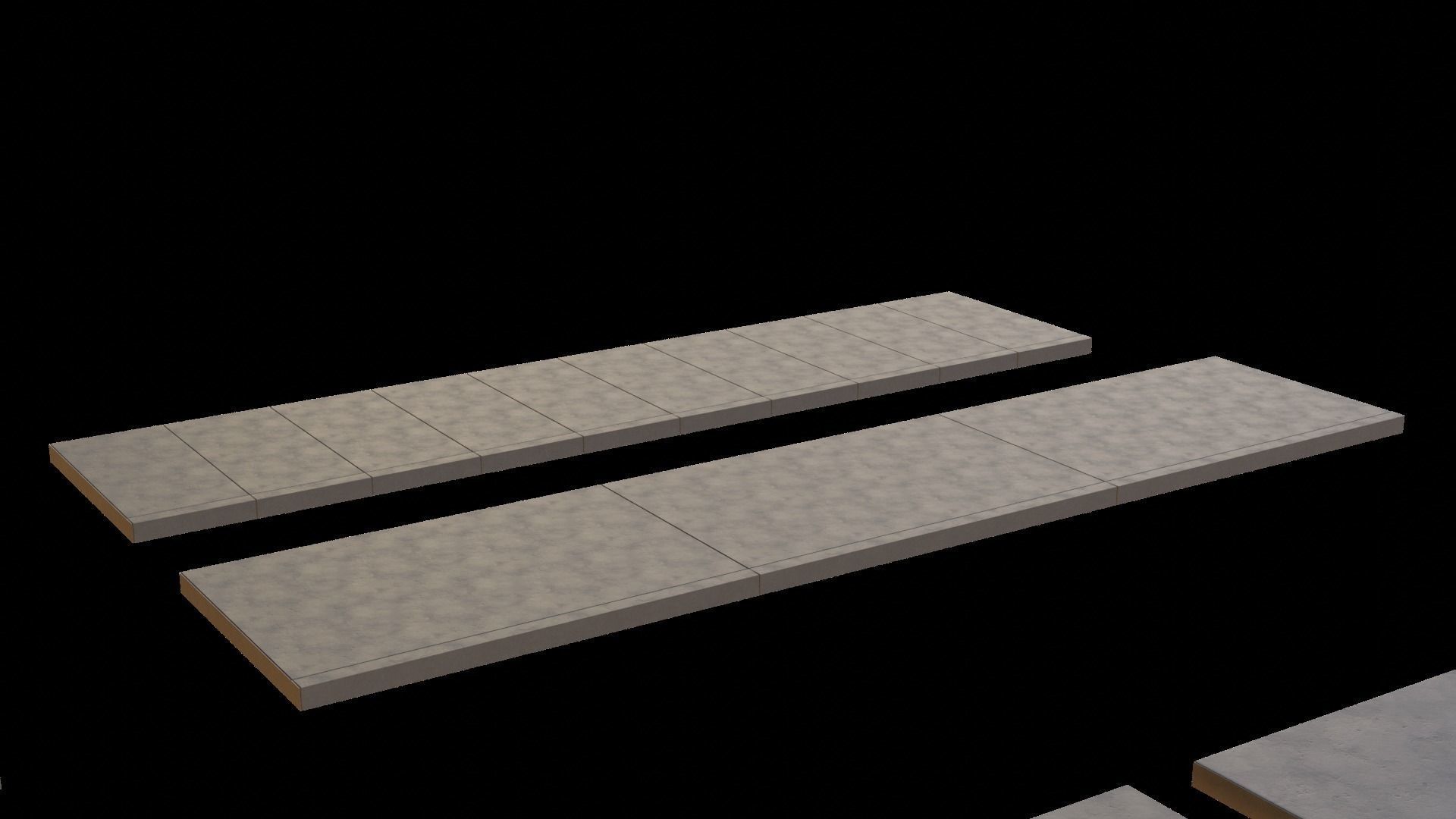 3D model Modular Sidewalks Setbuild Pack VR / AR / low-poly | CGTrader