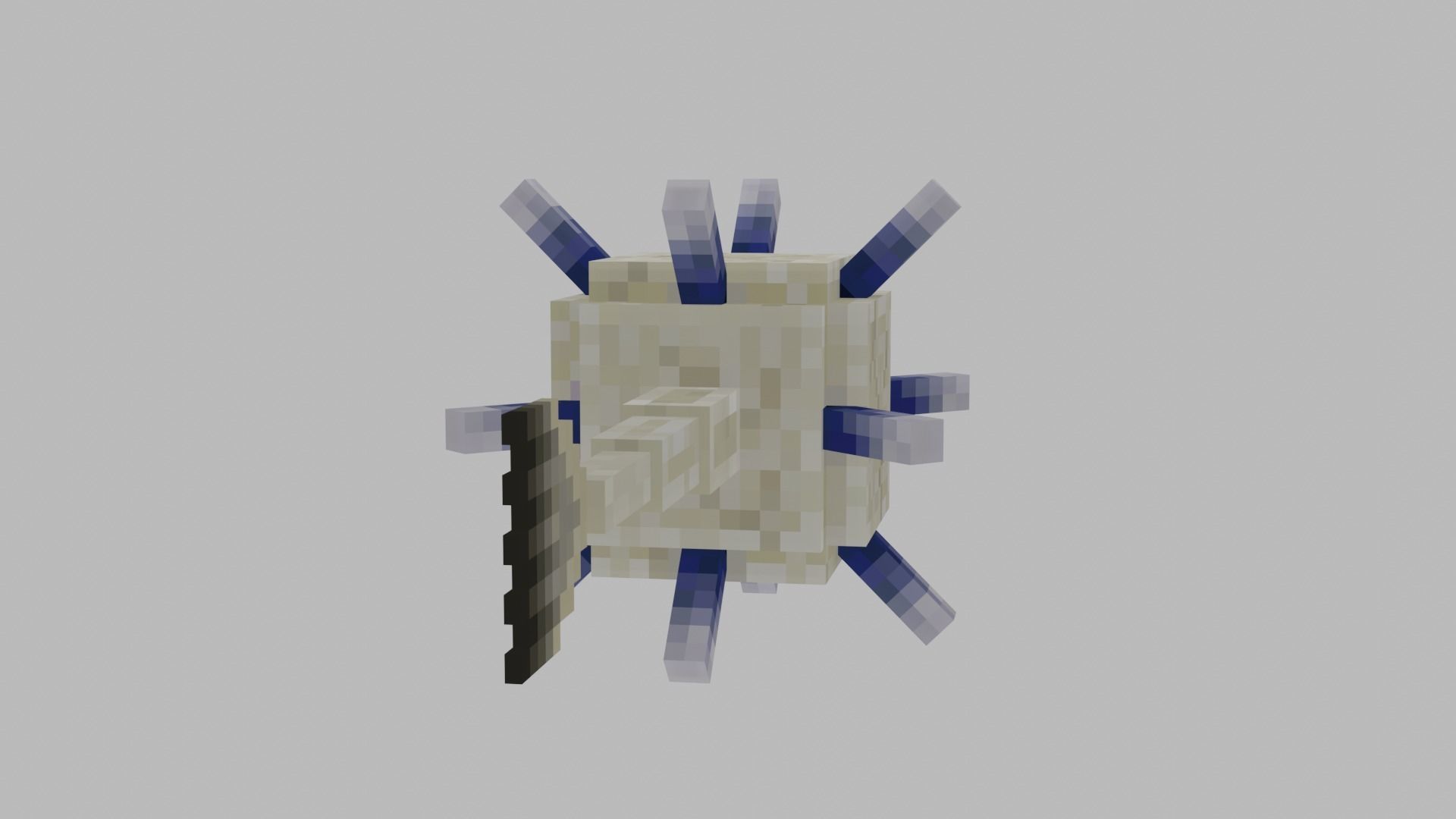 3D model Minecraft Guardian VR / AR / low-poly | CGTrader