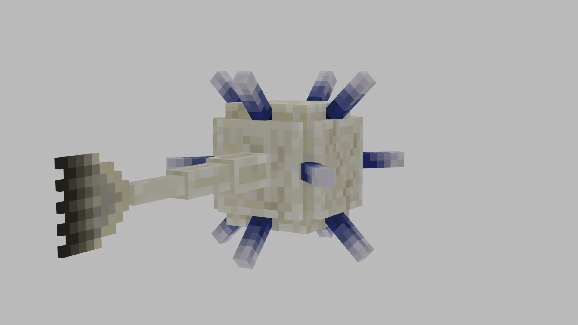 3D model Minecraft Guardian VR / AR / low-poly | CGTrader