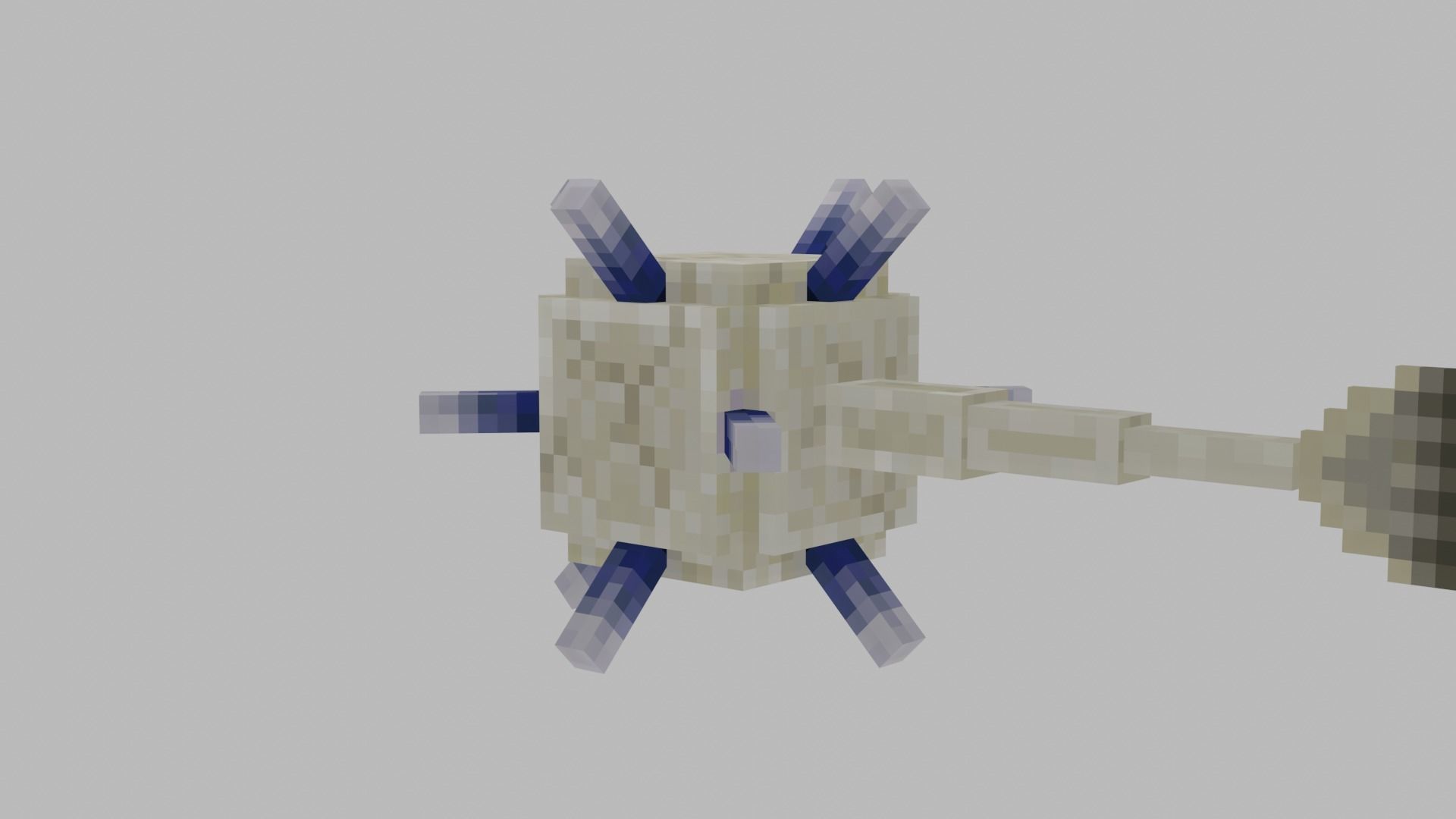 3D model Minecraft Guardian VR / AR / low-poly | CGTrader