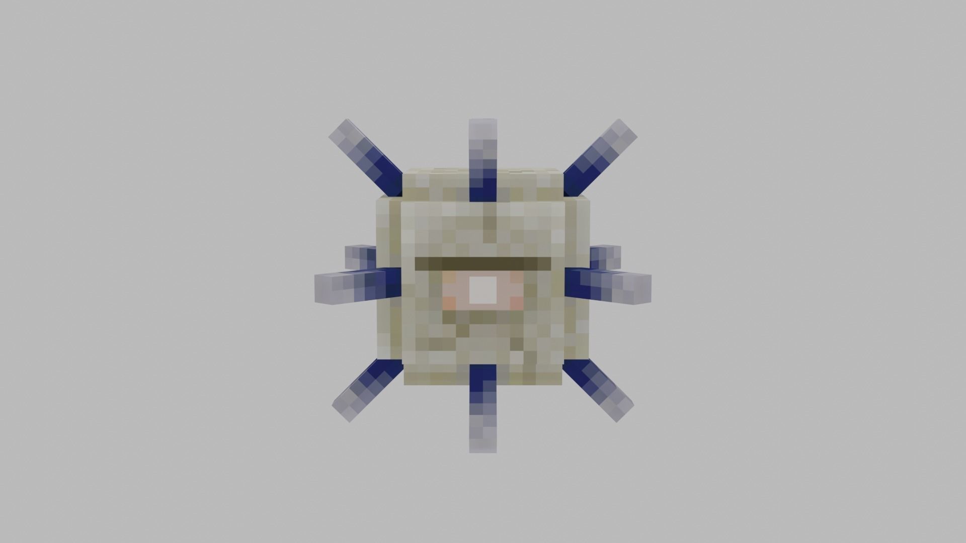 3D model Minecraft Guardian VR / AR / low-poly | CGTrader