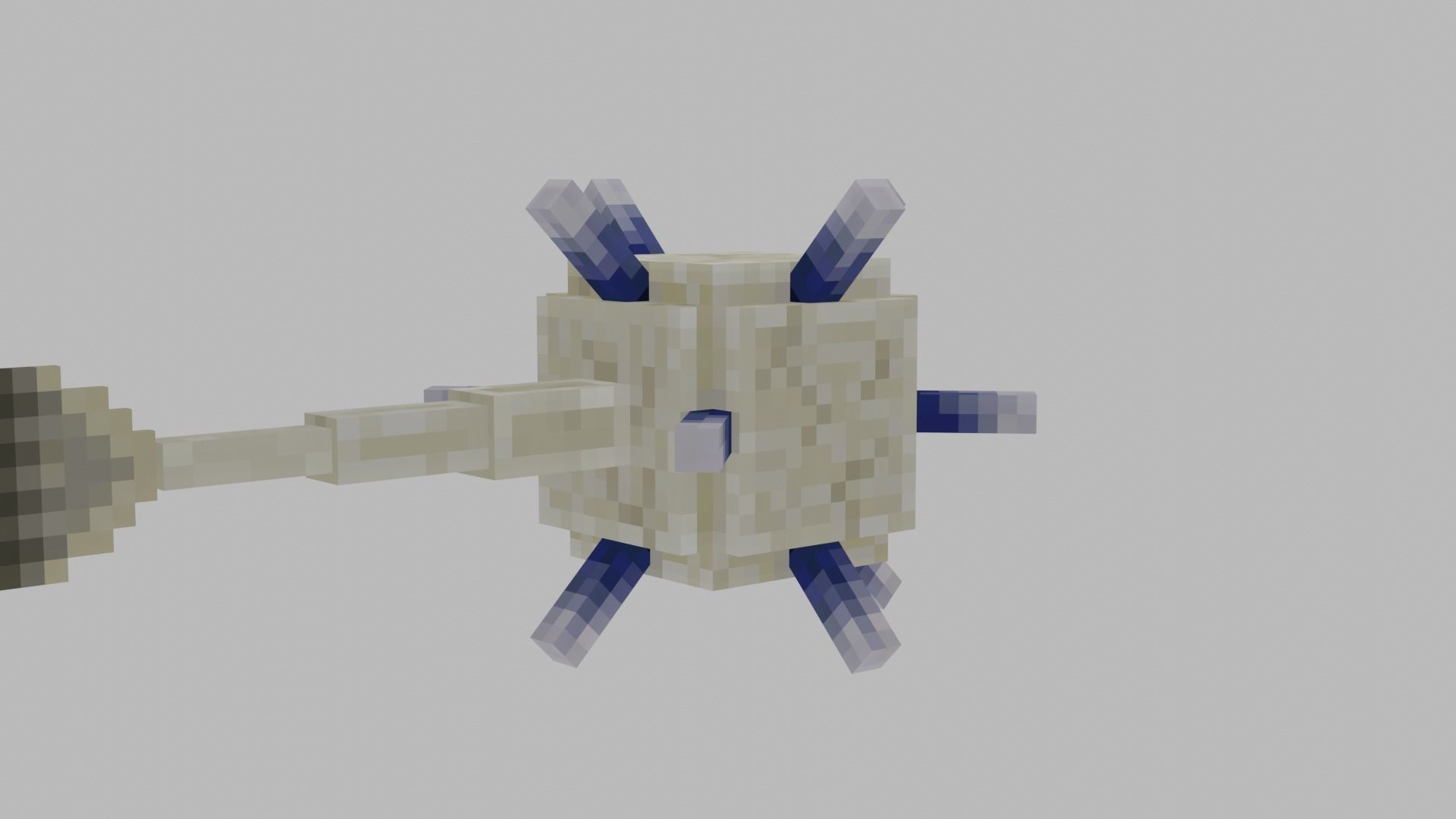 3D model Minecraft Guardian VR / AR / low-poly | CGTrader