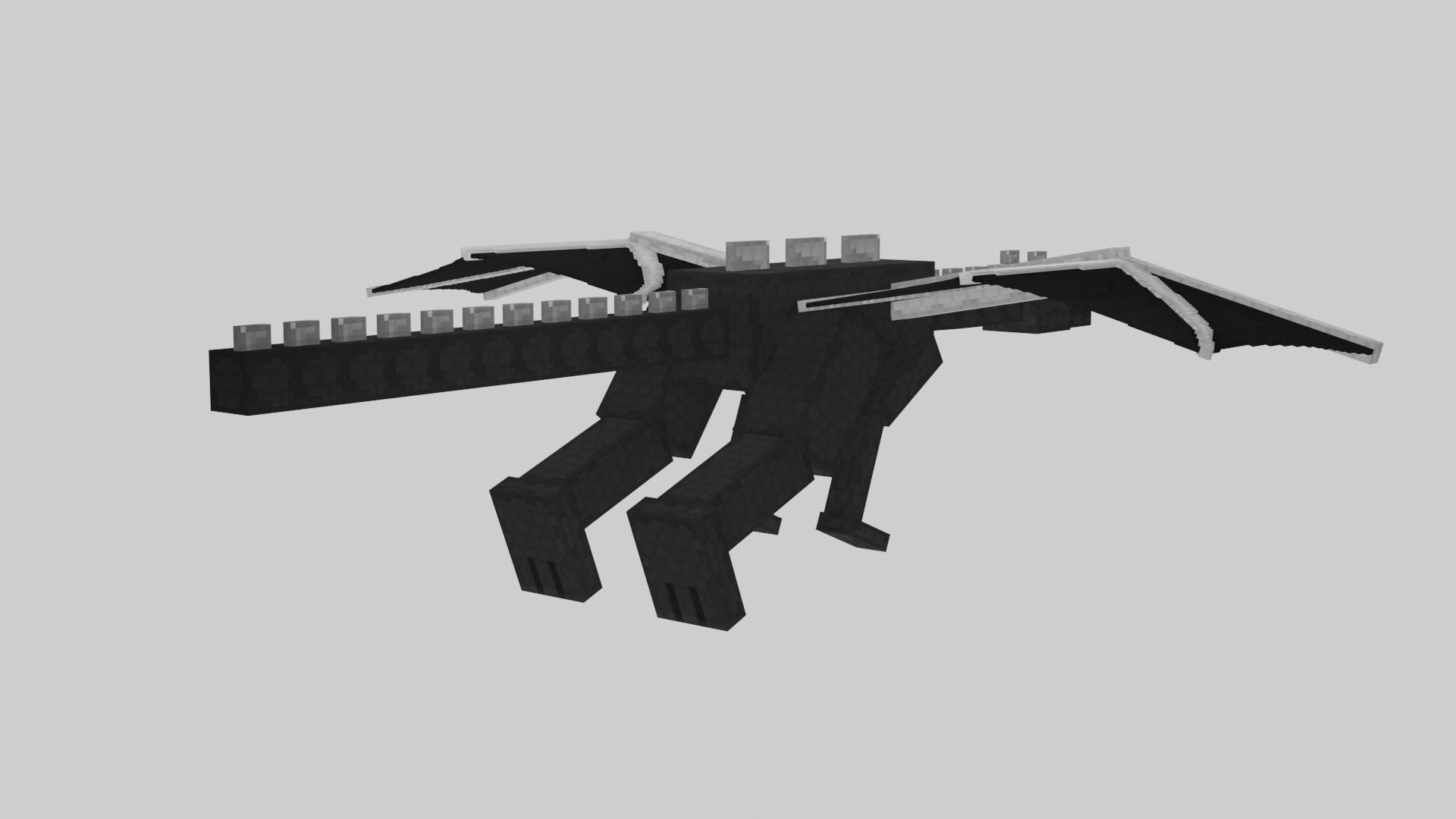 3D model Minecraft Ender Dragon Rigged VR / AR / low-poly | CGTrader