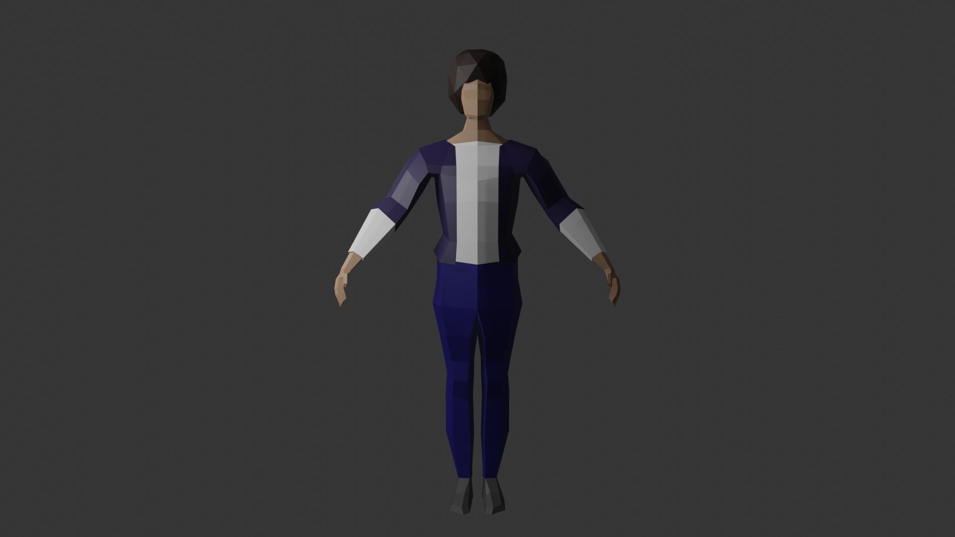 Low-Poly Man Character free VR / AR / low-poly 3D model | CGTrader