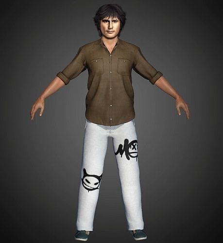 3D model Realistic male Nathan Drake VR / AR / low-poly | CGTrader