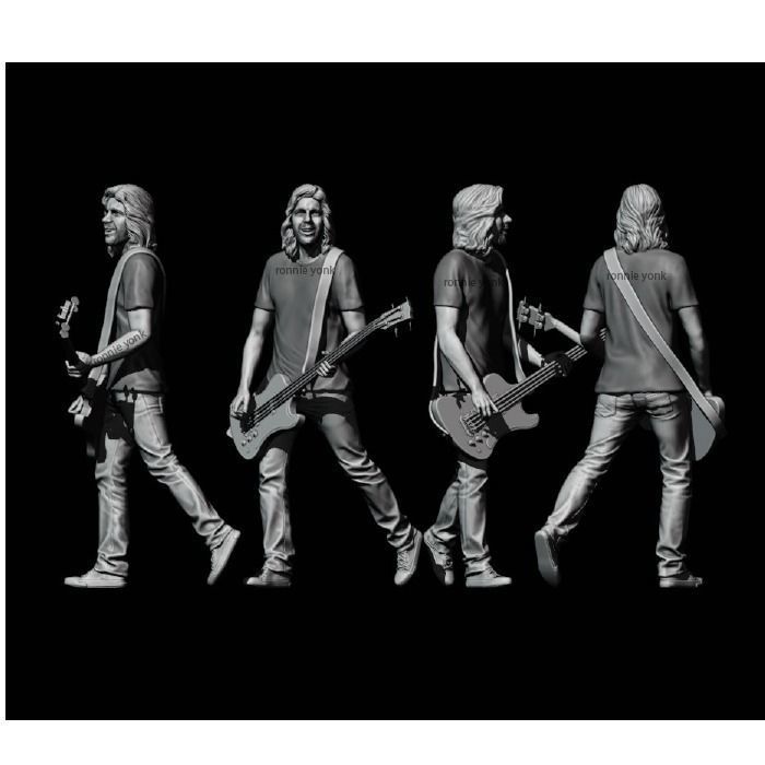 Krist Novoselic -nirvana 3dprinting 3D model 3D printable | CGTrader