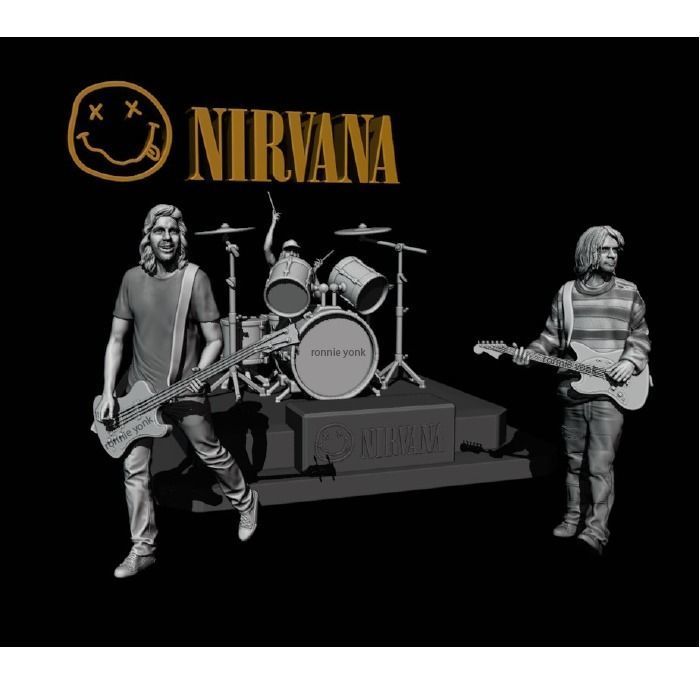 kurt cobain - Nirvana 3Dprinting 3D model 3D printable | CGTrader