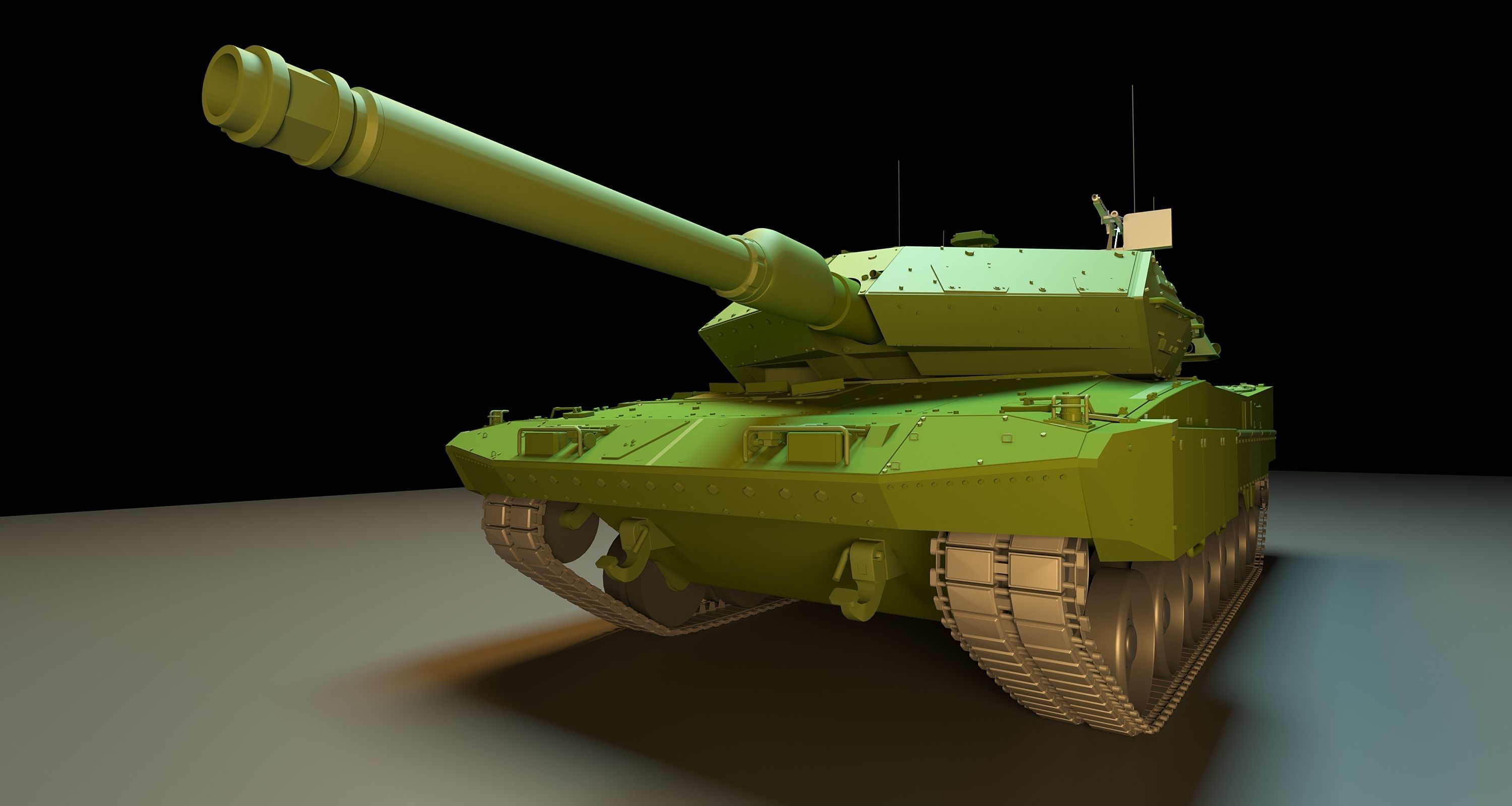 Tank strv 122 3D model | CGTrader