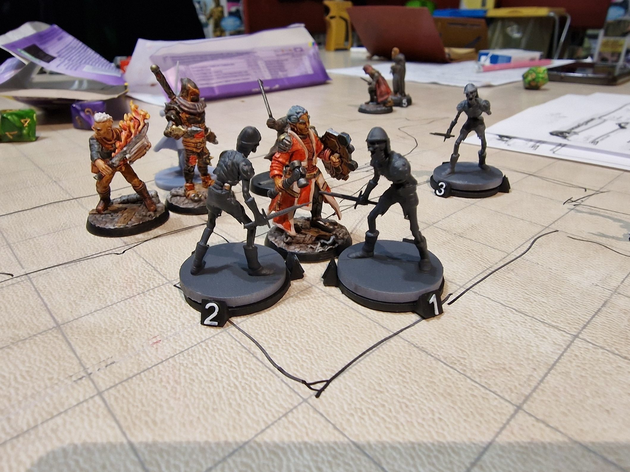 Numbered markers for 25mm bases free 3D model 3D printable | CGTrader