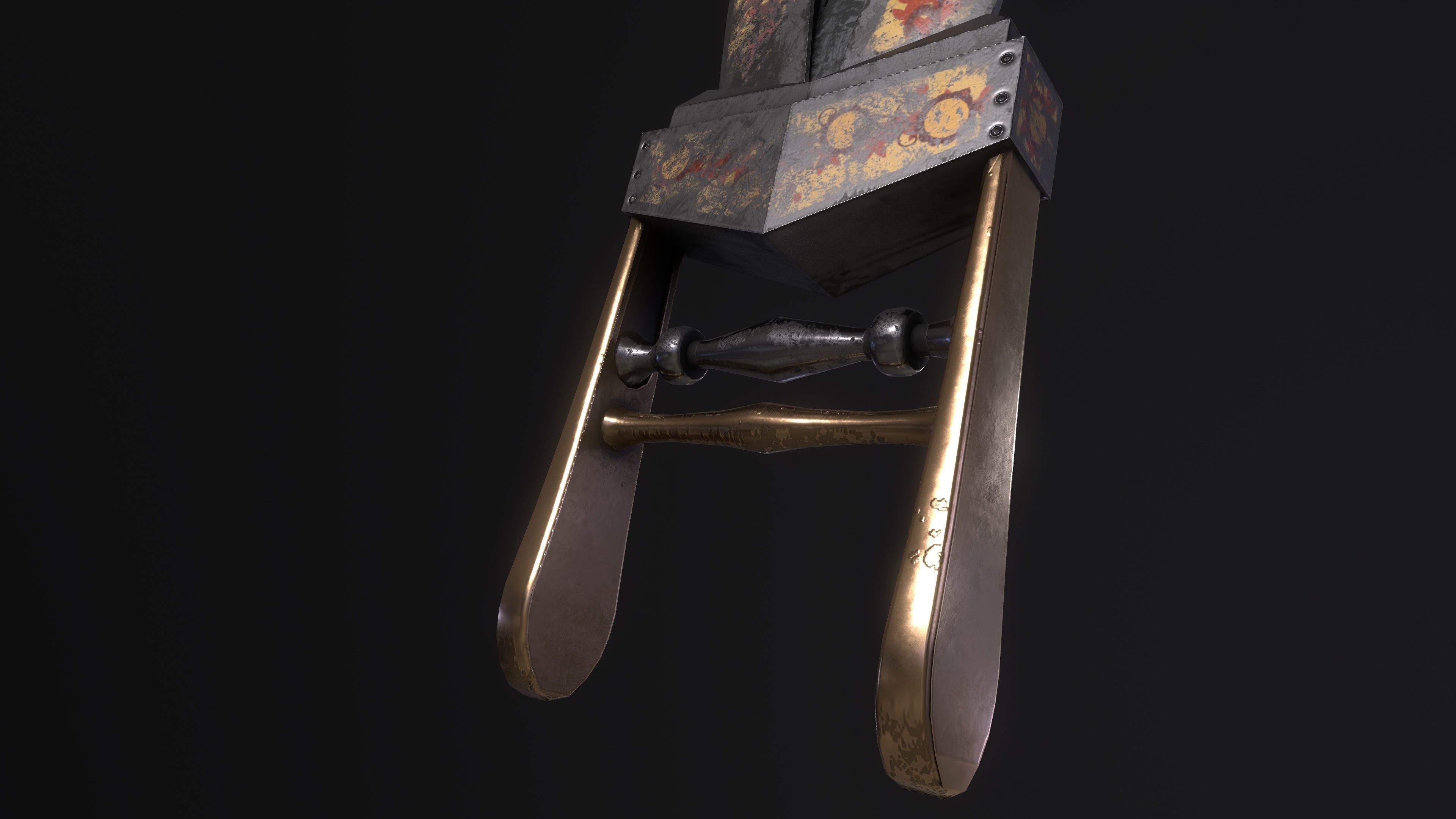 3D model Scissor Katar - An Indian Push-Dagger VR / AR / low-poly ...
